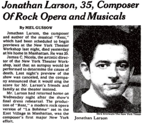 RENT – A Perspective On An Iconic Musical | STRUMpit